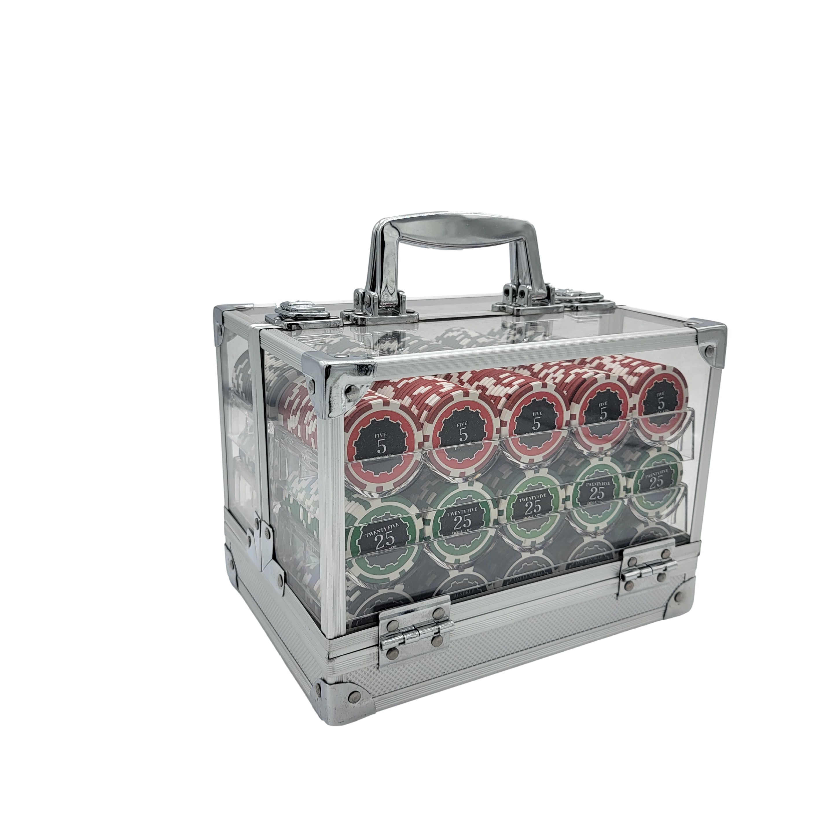 600 Eclipse Poker Chips Set - Acrylic Case | MRC Poker