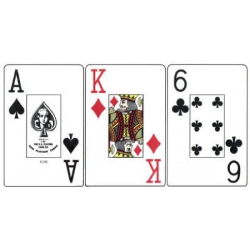 KEM Arrow Black/Gold Wide Jumbo Plastic Playing Cards | Shop Plastic ...