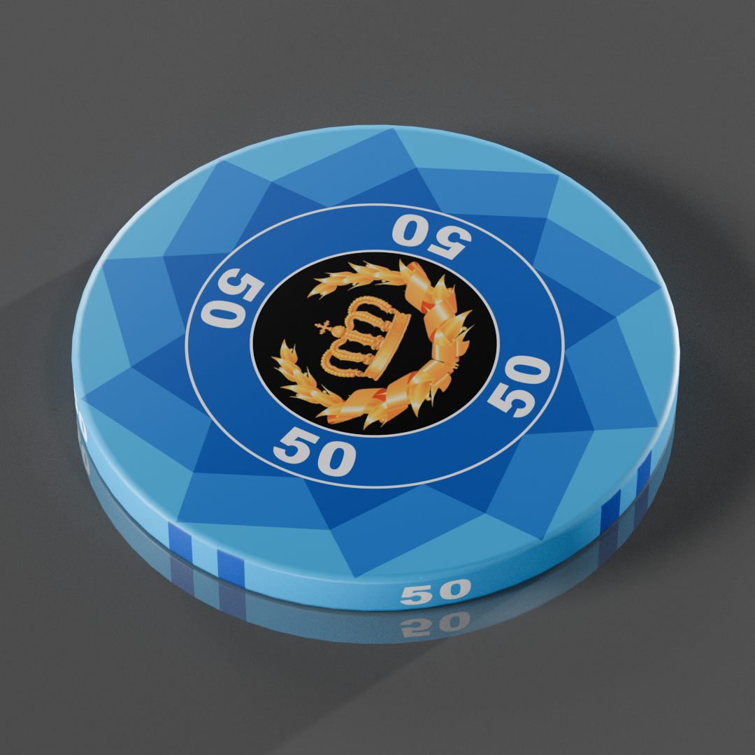 Laurel Crown Ceramic Poker Chip Rolls | Premium Poker Chips - Shop Now