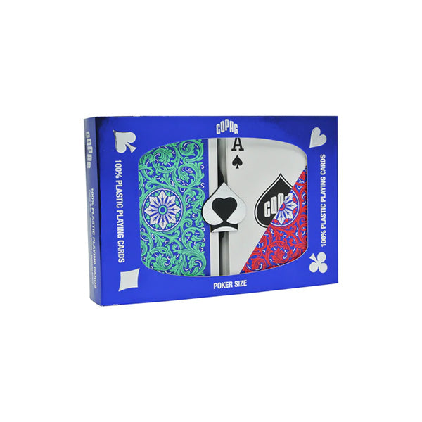 COPAG 1546 Neoteric Plastic Playing Cards - Regular Index Red/Green ...
